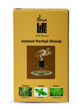 Instant Herbal Dhoop, 20 pcs — Isha Life Malaysia